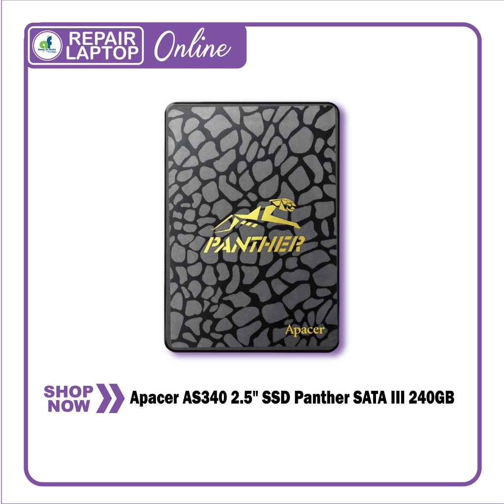 New Apacer AS340 2.5" SSD Panther SATA III 240GB Solid State Drive ...