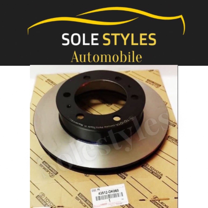 TOYOTA HILUX KUN25 KUN26 FRONT DISC ROTOR NEW OEM THAILAND 43512-OK060 ...