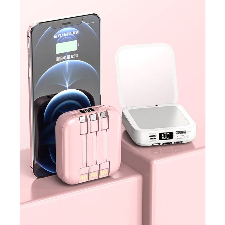 DX29 Korean Mirror Powerbank (10000MAH) | Shopee Malaysia