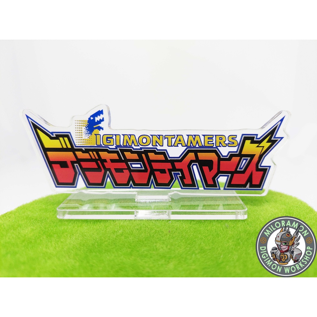 Digimon Tamers Anime Acrylic Logo Standee Sign for Display Cabinets and ...
