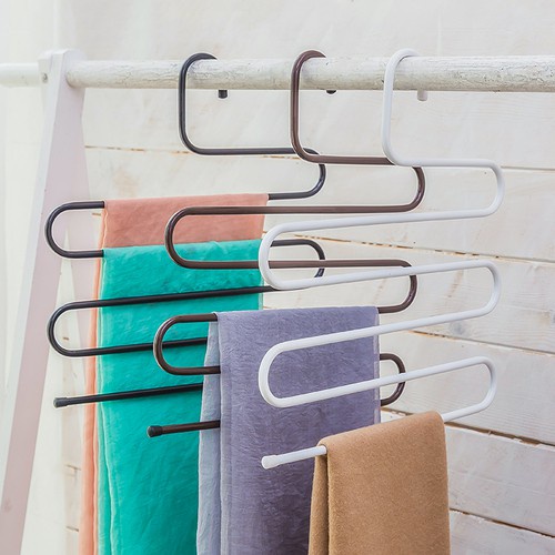 Smart 5-Tier Clothes Drying Hook Z-Shaped Metal Space-Saving Clothes ...