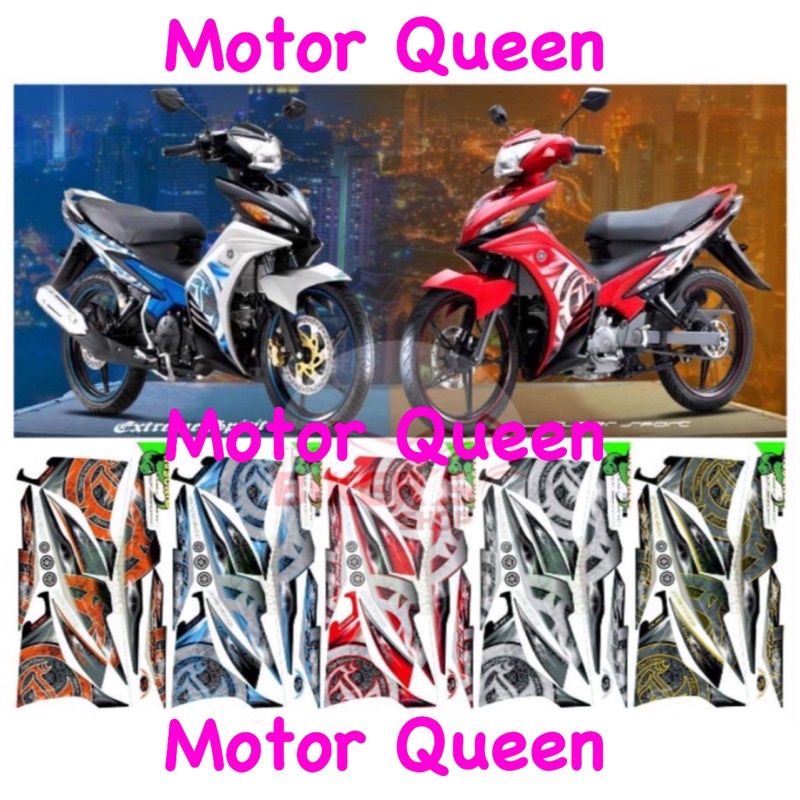 YAMAHA LC135 V2~V7 BODY STICKER STRIPE LC 135 (13) LC V3 V4 V5 V6 4S 5S ...