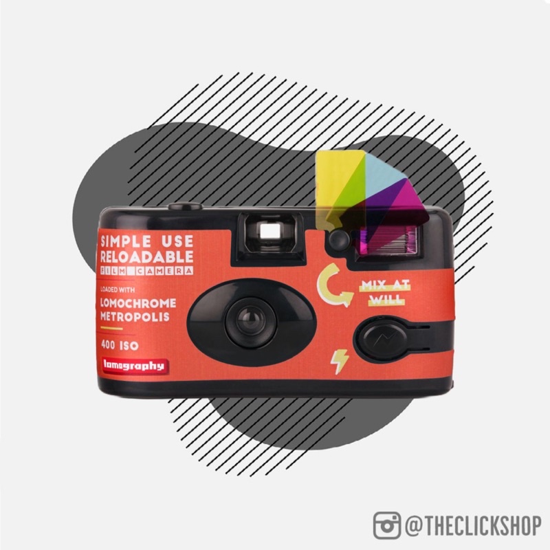 Lomography Simple Use Reusable Film Camera - Metropolis (27 exposures ...