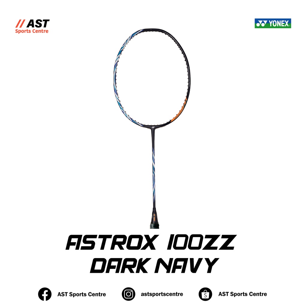 YONEX Astrox 100ZZ Dark Navy Badminton Rackets (Original) | FREE Yonex ...