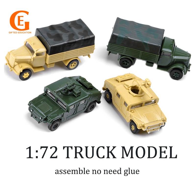 1:72 4D Assemble Model Hummer Missiles Opel Lightning Truck WW2 Vehicle ...