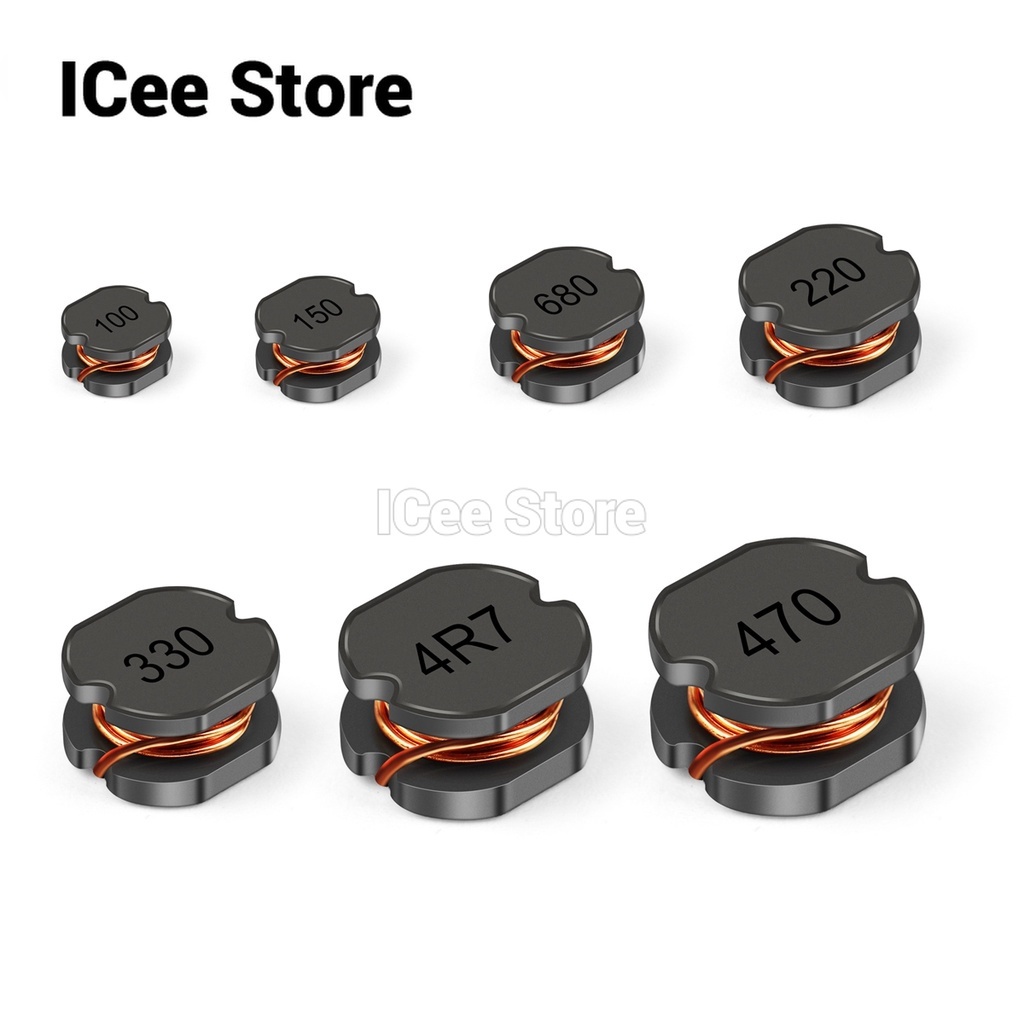 10Pcs SMD Inductor High Power CD43 CD54 1UH 1.5UH 2.2UH 4.7UH 6.8UH ...