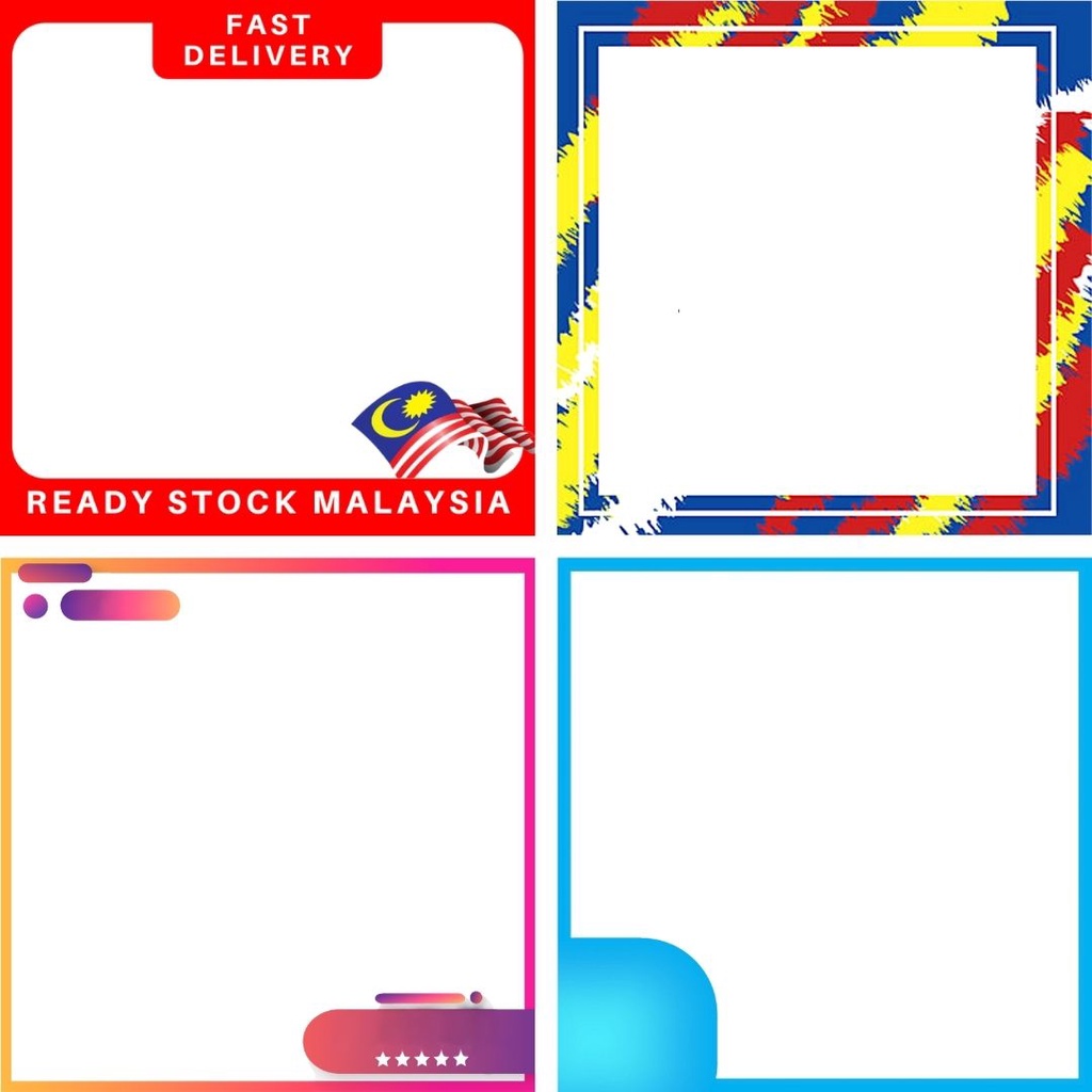 144 FRAME Feature Shopee Frame Unique Template Product Cover Frame ...