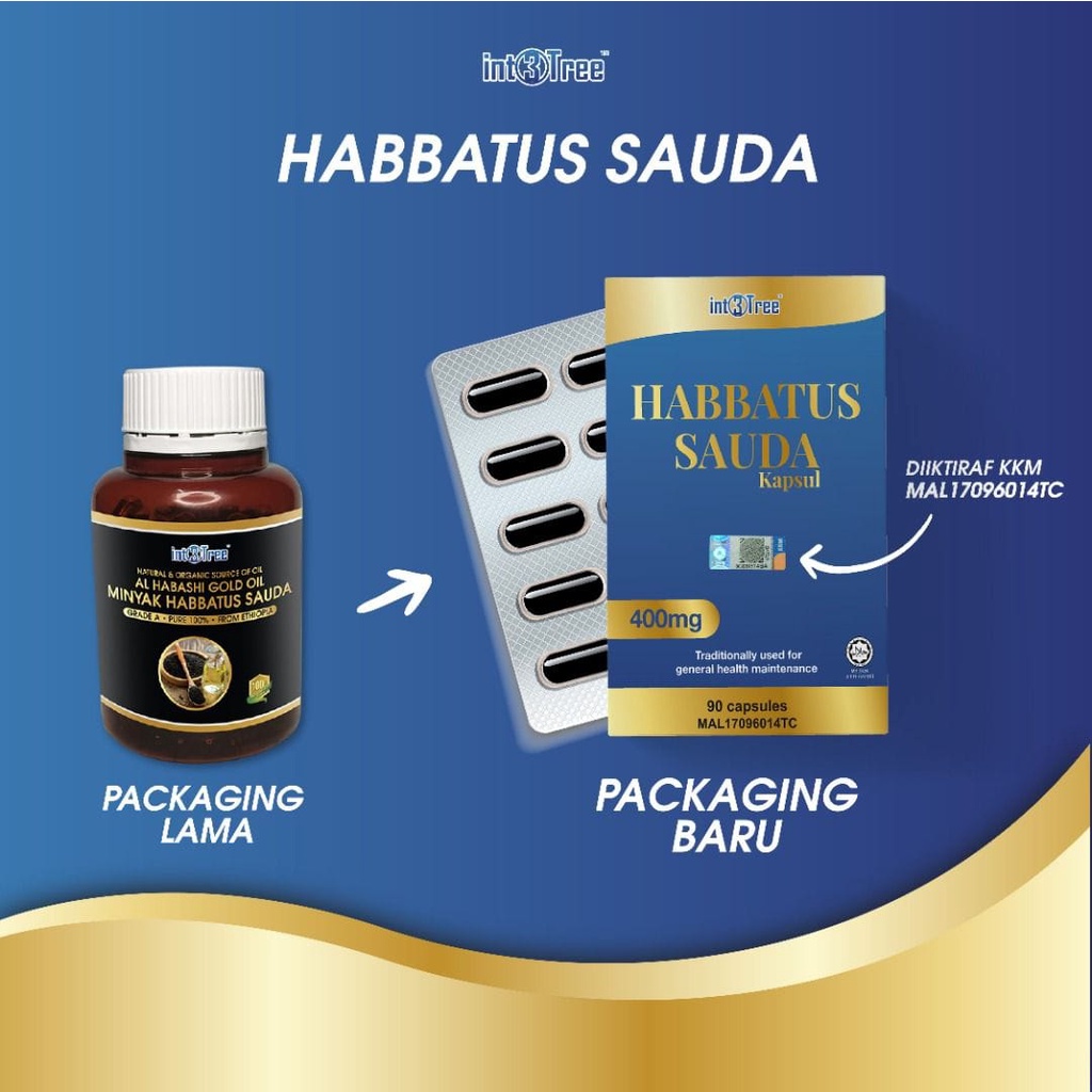 Kapsul Bijian HABBATUS SAUDA 400mg (90 kapsul) | Shopee Malaysia