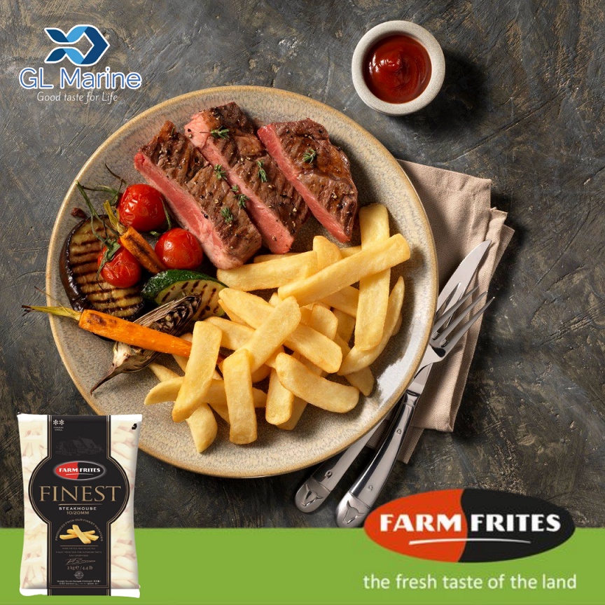 [Best Slling] [Snack Food]Farm Frites Steakhouse Frites[2kg /packing ...