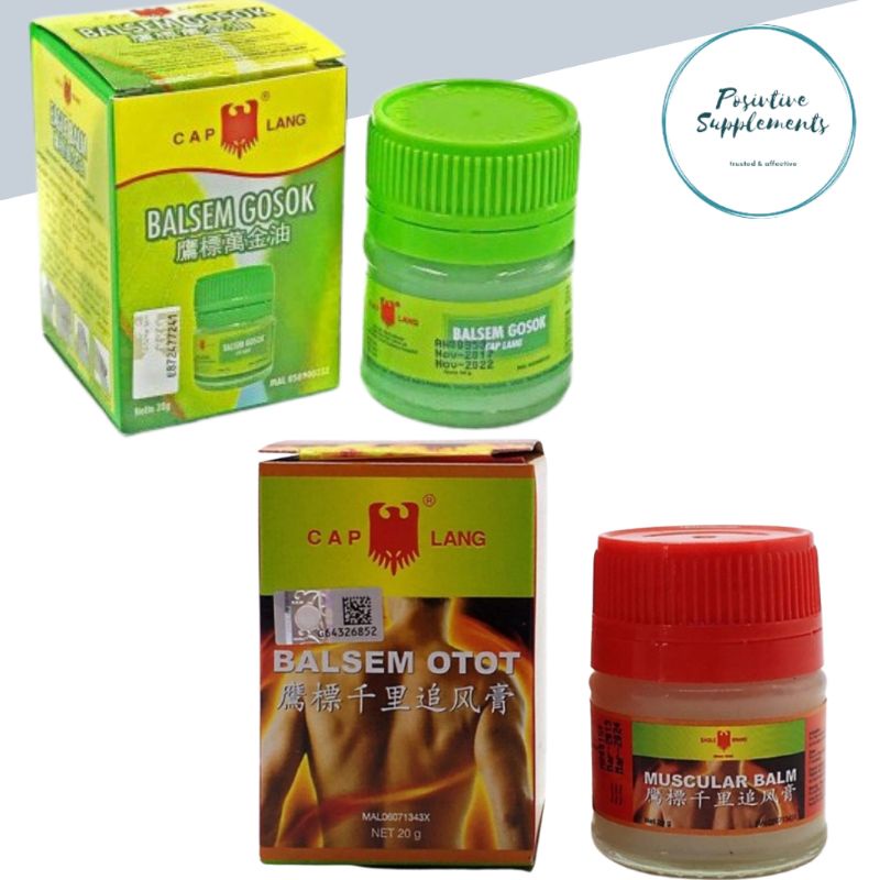 BALSEM GOSOK / MUSCULAR BALM EAGLE CAP LANG 20G | Shopee Malaysia