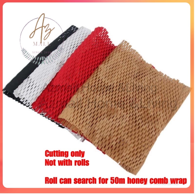 Biodegradable Honey Comb Paper Wrap Bubble Wrap Kraft Paper No More ...
