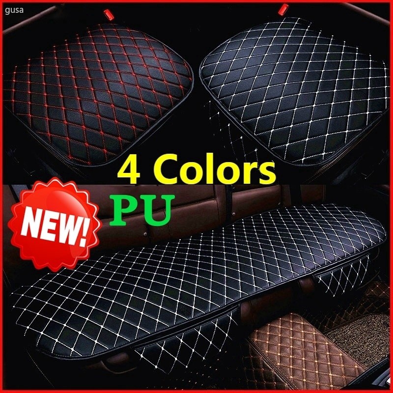 Toyota Avanza Car Seat Three-piece suit SemiLeather Red Black Full Set ...