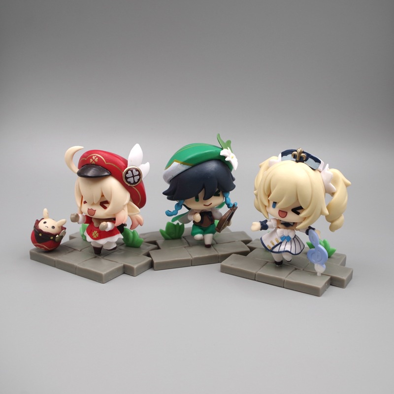 Genshin Impact Figure Mini Collection Klee Venti Kaeya Diluc Barbara ...