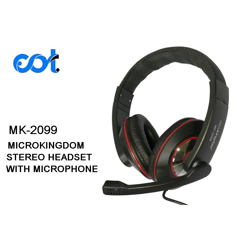 MK-2099 MICROKINGDOM STEREO HEADSET WITH MIC | Shopee Malaysia