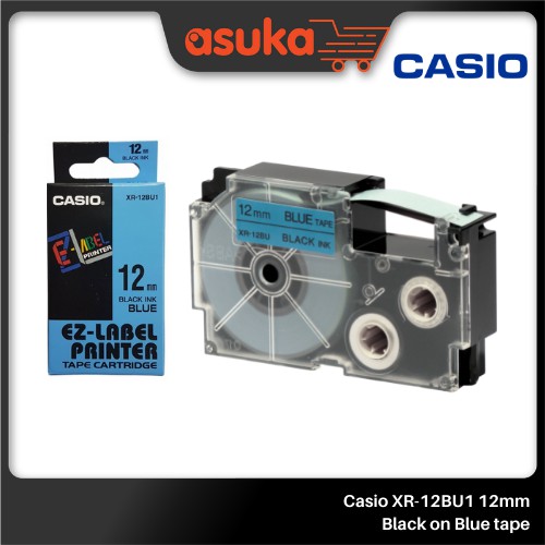 [ORIGINAL] Casio XR-12 12mm EZ-label Tape Cartridge / Optional XR-12X1 XR-12WE1 XR-12YW1 Genuine ...