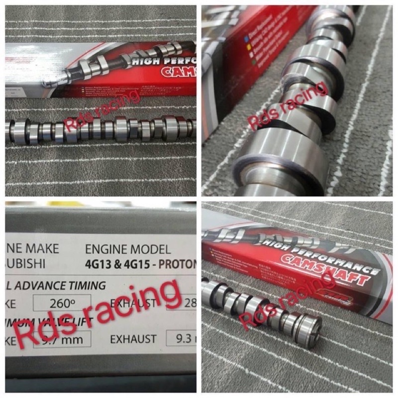 Ar racing 4g15 & 4g13 camshaft ( Degree 288 ) lift 9.7 12v vdo efi saga ...