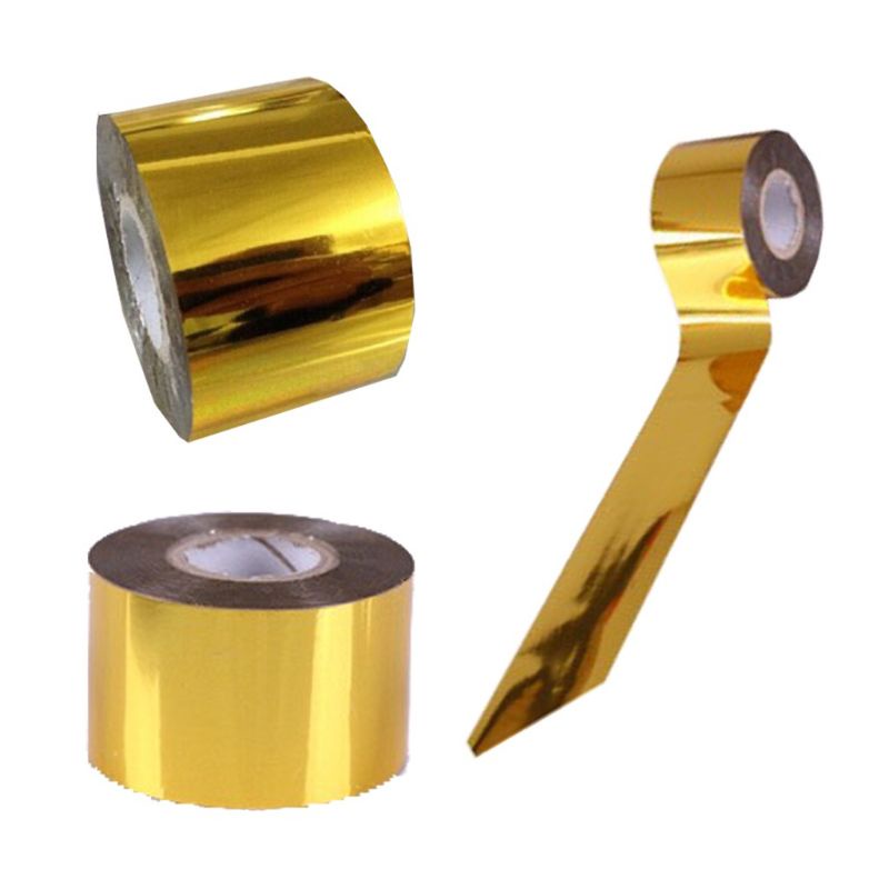 foil hot stamping colour gold 5cm x 120meter | Shopee Malaysia