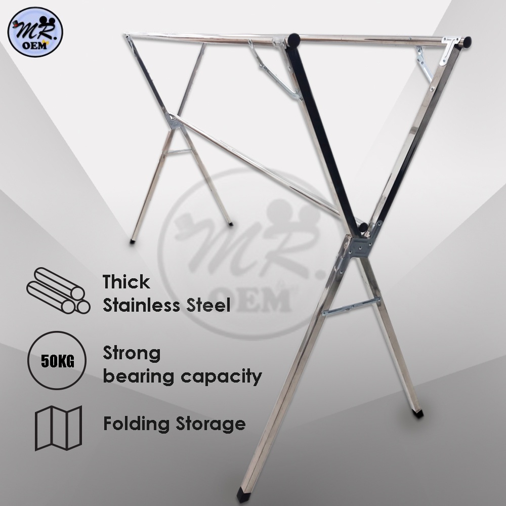 MR OEM Foldable/Extendable Stainless Steel Telescope 3 Pole Cloth ...