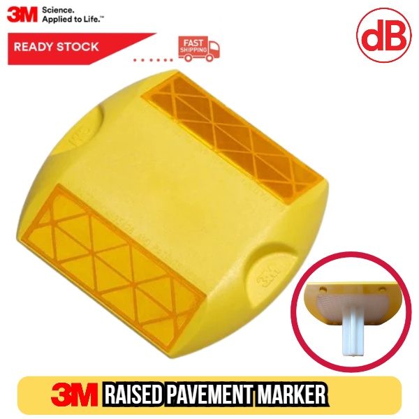 ( Ready Stock ) RPM- 3M Raised Pavement Marker (RPM) (PLASTIC ...
