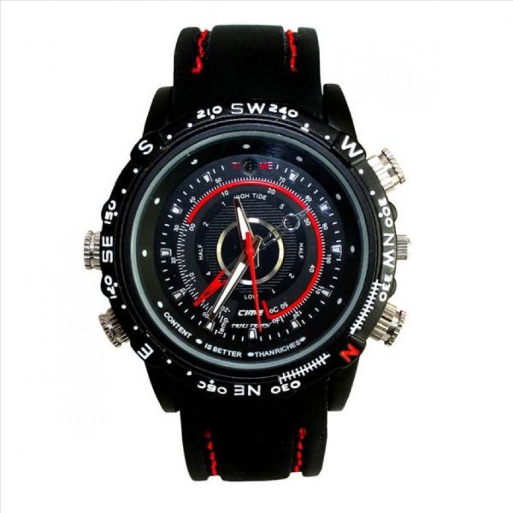 CPS 16GB Waterproof Spy Pinhole DVR CCTV Watch Camera | Shopee Malaysia