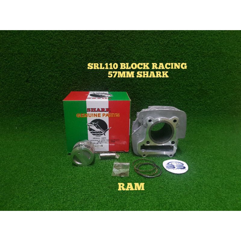 YAMAHA SRL110 Block Racing 60mm / 57mm / STD SHARK | Shopee Malaysia