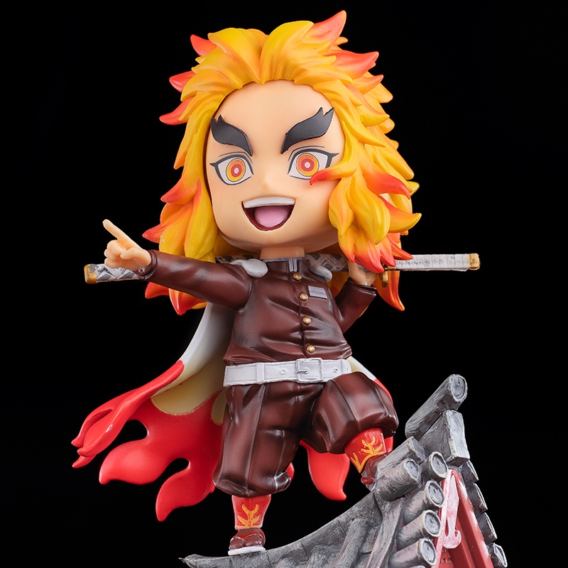 Demon Slayer Cute Rengoku GK Resin Action Figure Statue Model Ready ...