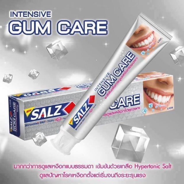 Twin Pack 2 Tubes SALZ Toothpaste Salt Formula Intensive Gum Care ...