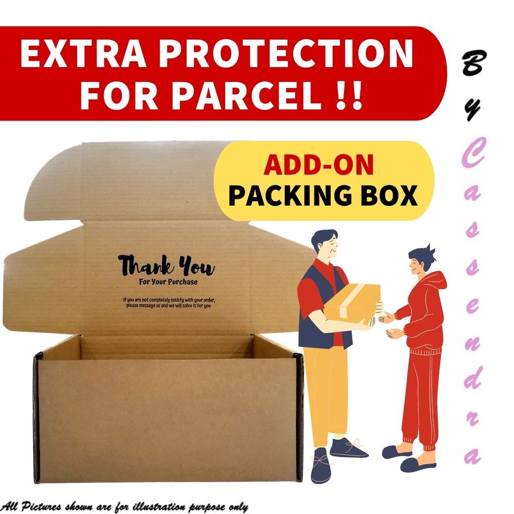 ADD ON - Extra Additional Carton Box Packaging For Parcel Thicker and ...