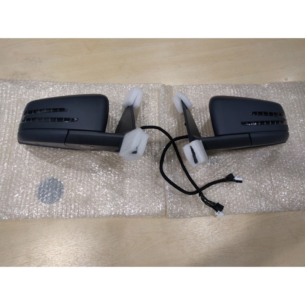 Mercedes Benz S Class W221 Facelift Look Auto Side Mirror - Gloss Black ...