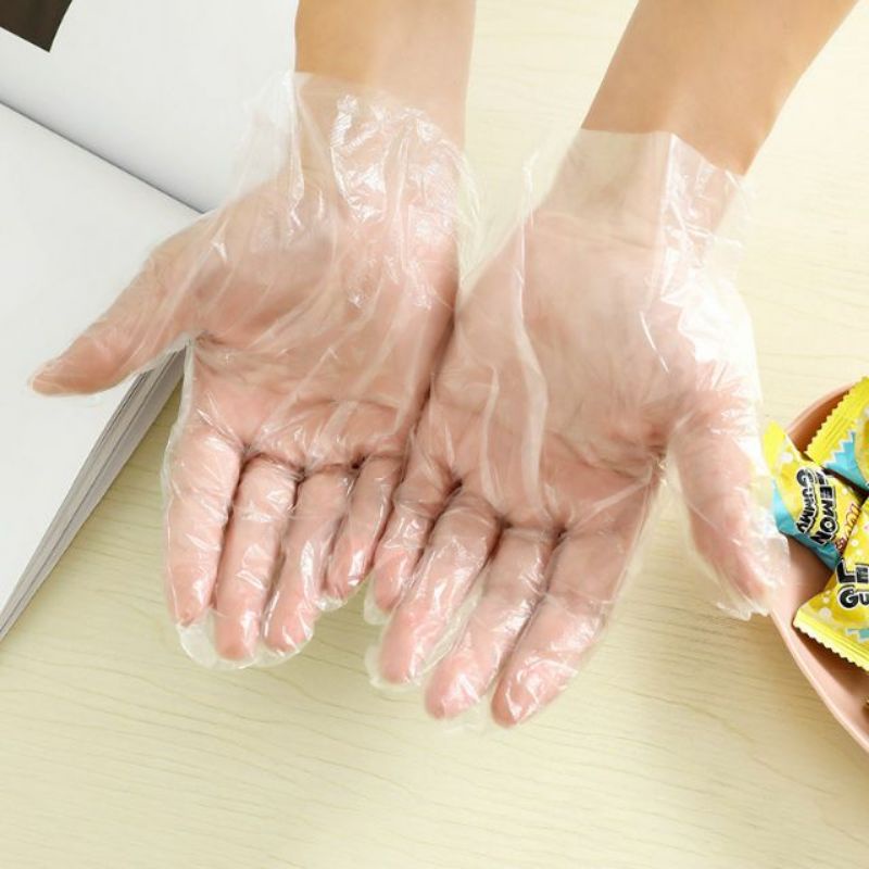 5pair Disposable Plastic Hand Gloves 一次性塑料手套 | Shopee Malaysia