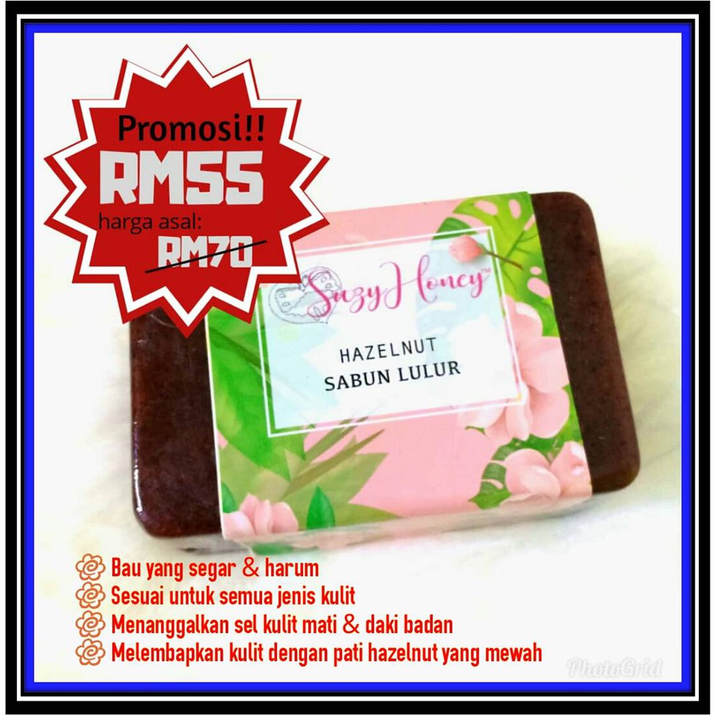 Segar & Harum ~ Sabun Lulur Hazelnut By SuzyHoney | Shopee Malaysia