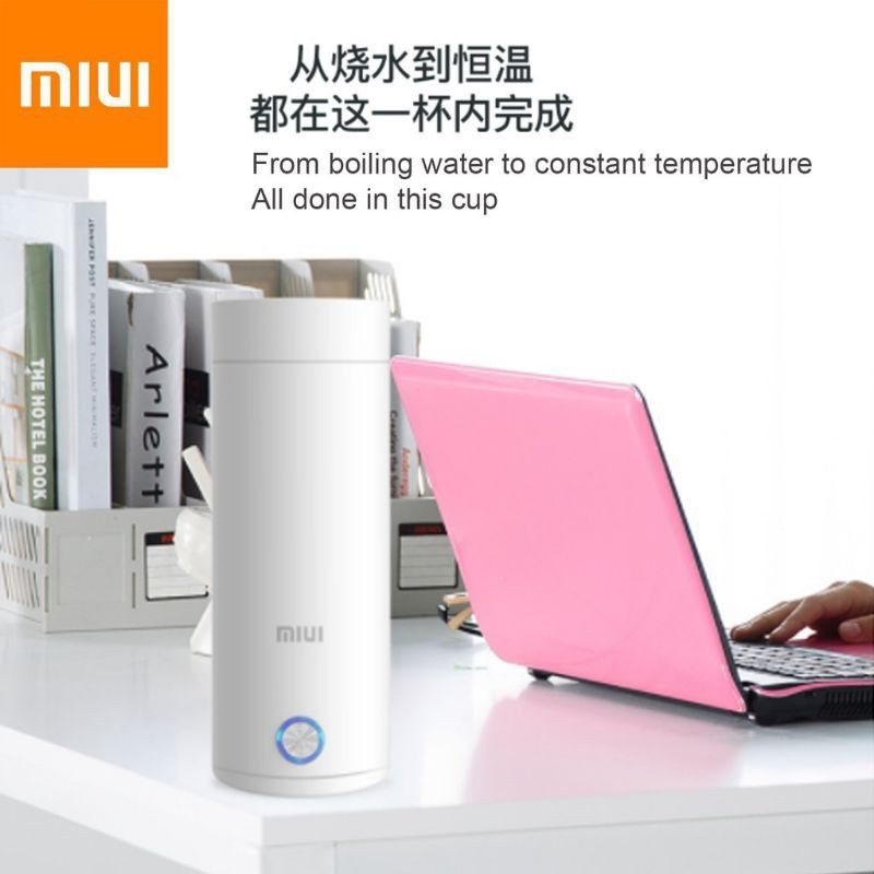 🇲🇾【Ready Stock】🌟MIUI Portable Water Bottle Travel Electric Kettle 300W ...