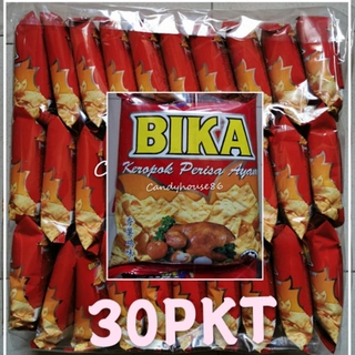 10 Packs Bika Chicken Flavoured Snack 10g Each HALAL (LOCAL READY ...