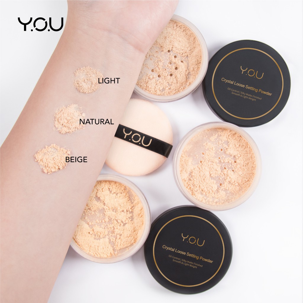 You Basic Collection Crystal Loose powder Setting powder (Oil Control ...