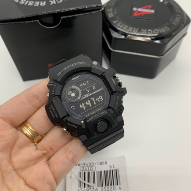 Casio G-Shock Basic Black Master Of G Rangeman Tough Solar Triple Sensors GW-9400-1B | Shopee ...