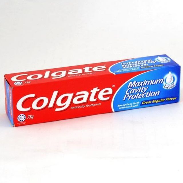 Colgate Toothpaste Fresh Cool Mint/ Great Regular Flavor 75g | Shopee ...