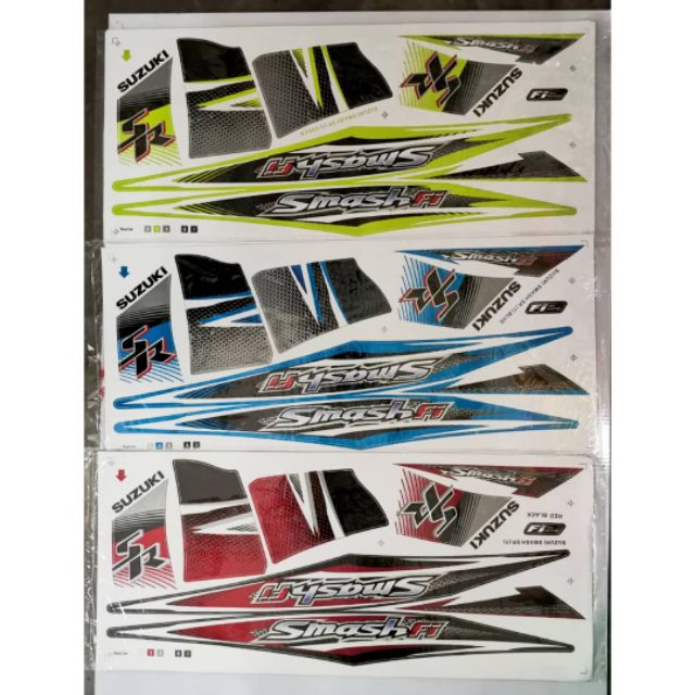 SUZUKI SMASH SR FI (1) BODY STICKER | Shopee Malaysia