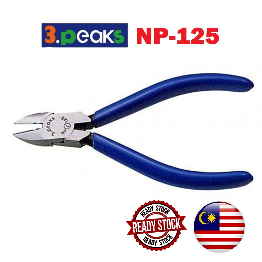 💥READY STOCK💥3peaks 125mm Diagonal Cutting Nipper (NP-125GH-S) | Shopee ...