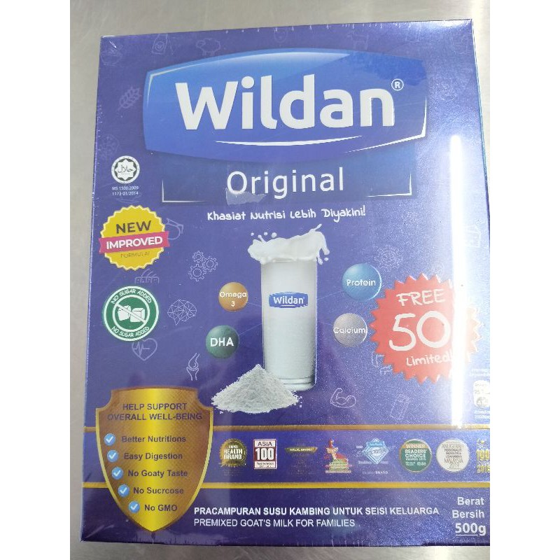 WILDAN Original 500gram (Premixed Goat's Milk) | Shopee Malaysia