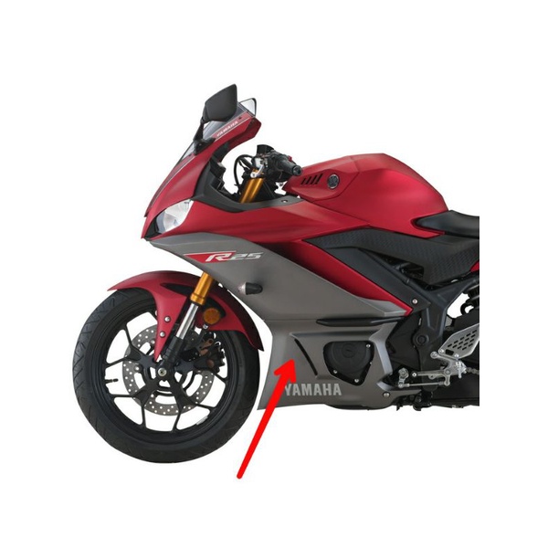 YAMAHA R25 V2 2019 ORIGINAL COVERSET COVER UNDER 1 &2 | Shopee Malaysia