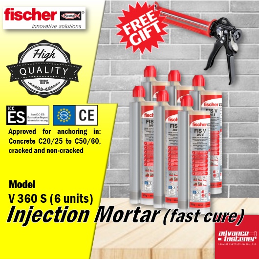 FISCHER FIS V 360 S Epoxy Injection Mortar (Fast Cure) | Shopee Malaysia