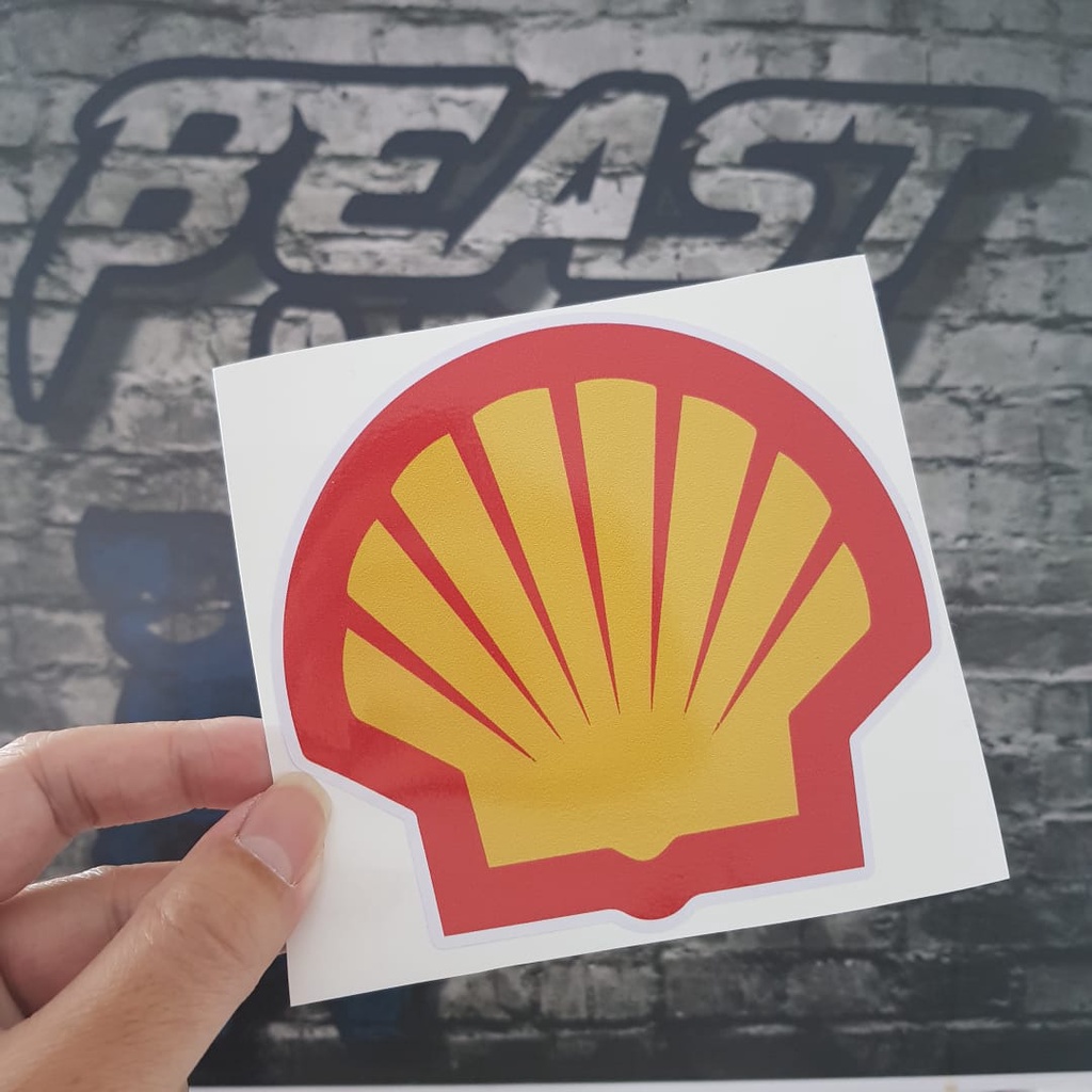 SHELL / STICKER SHELL / SHELL REFLECITVE / STICKER BEAST ART | Shopee ...