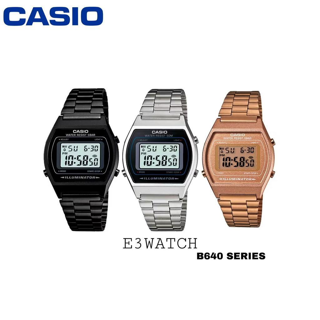 CASIO B640 Series 100% Authentic B640WB-1A/B640WD-1A/B640WC-5A | Shopee ...