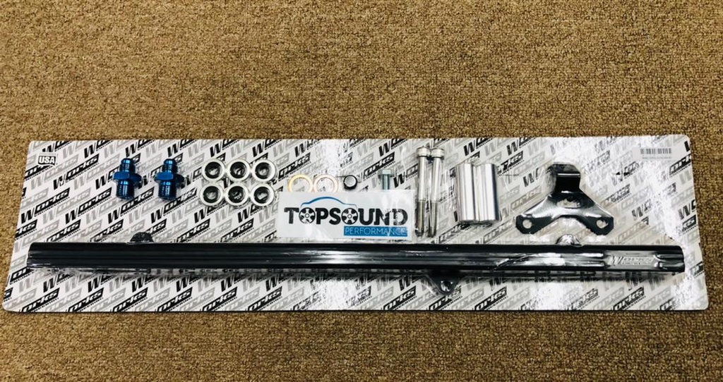 Works Engineering Fuel Rail Kit for Toyota Supra 3.0 2JZ Fuel Rail Kit ...