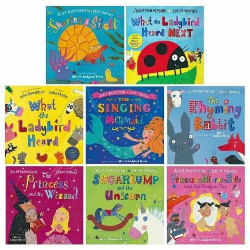 (8 books) Picture books by Julia Donaldson Lydia Monks | Shopee Malaysia