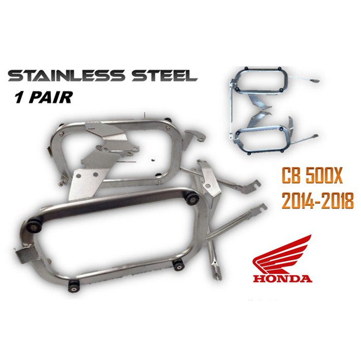 HONDA CB500X FULL ALUMINIUM SIDE BOX HIGH QUALITY WATER PROOF 30LITER ...