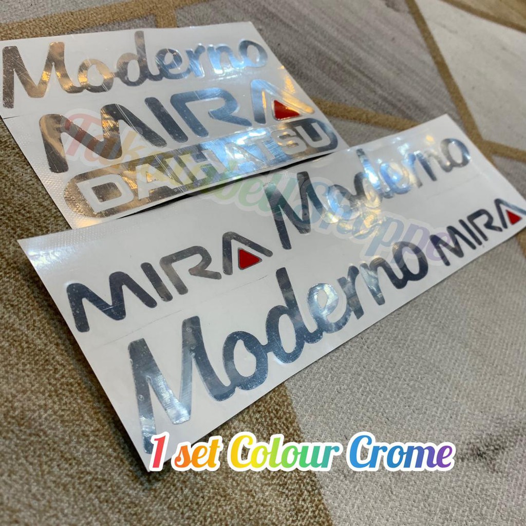 Sticker kancil moderno/Kancil mira daihatsu/sticker perodua kancil ...