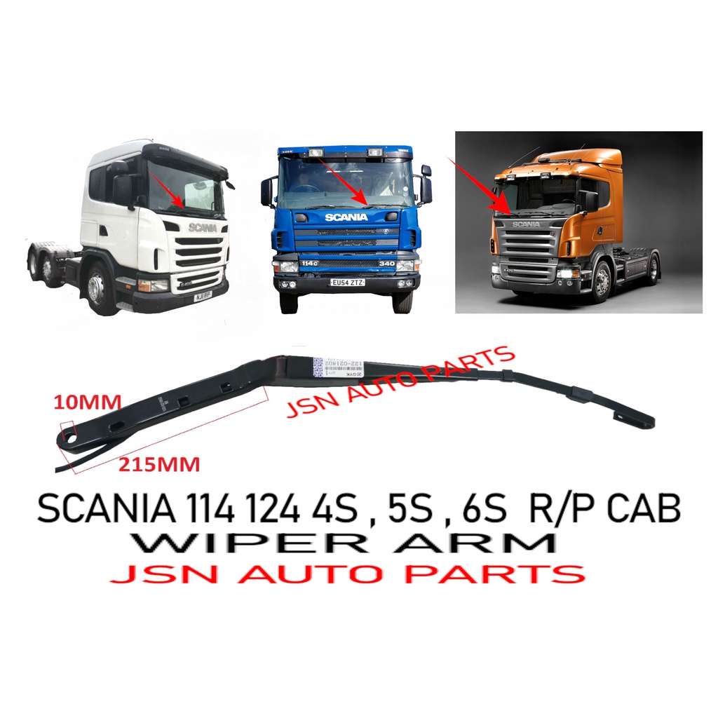 WIPER ARM SCANIA 114 124 4S,5S,6S R/P/G CAB | Shopee Malaysia