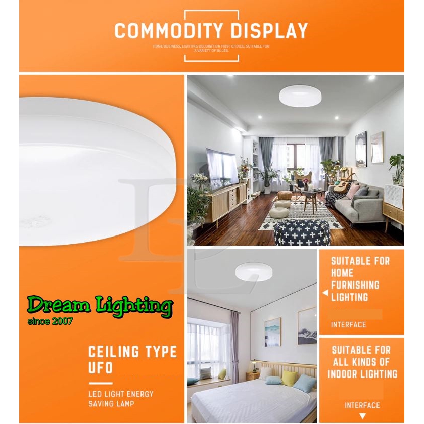 Dream Lighting / UFO Surface Downlight LED / For any Surface Mounted ...