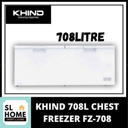 {KL & Klang Valley Area Only}KHIND FZ-708 NETT 708L CHEST FREEZER WITH ...